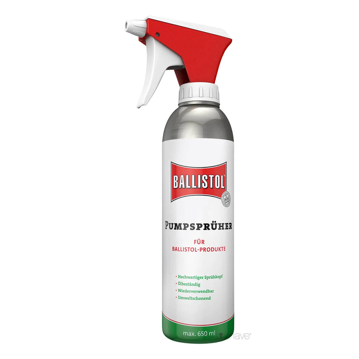 Tom pumpspray för olja från Ballistol – Proshave